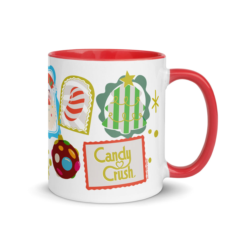 Candy Crush Holiday Two-Tone Mug | Festive Ceramic Gamer Gift ...